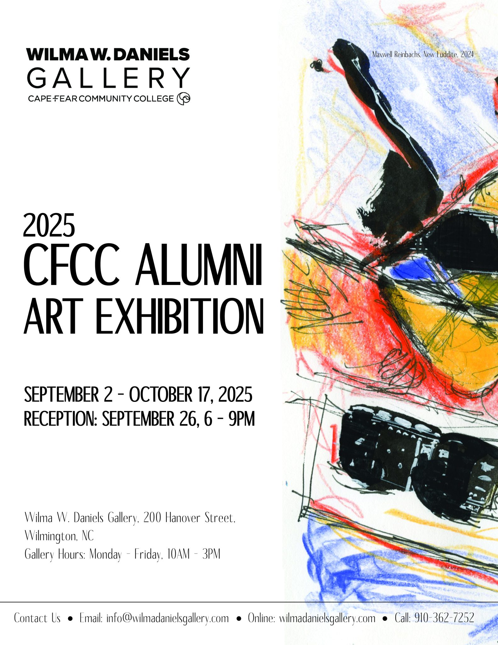 2025 CFCC Alumni Art Exhibition | Wilma W. Daniels Gallery